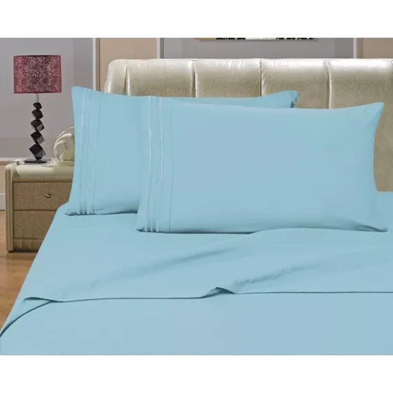 Huba Homes Luxury Hotel Collection 4 Piece Bed Sheet Set Deep Pocket ...