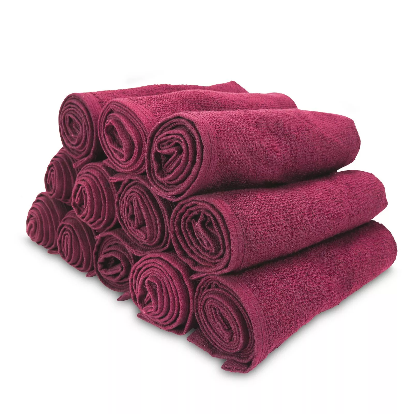 Huba Homes Salon Towels - Packs of 12 - Bleach Safe 16 x 27 Cotton ...
