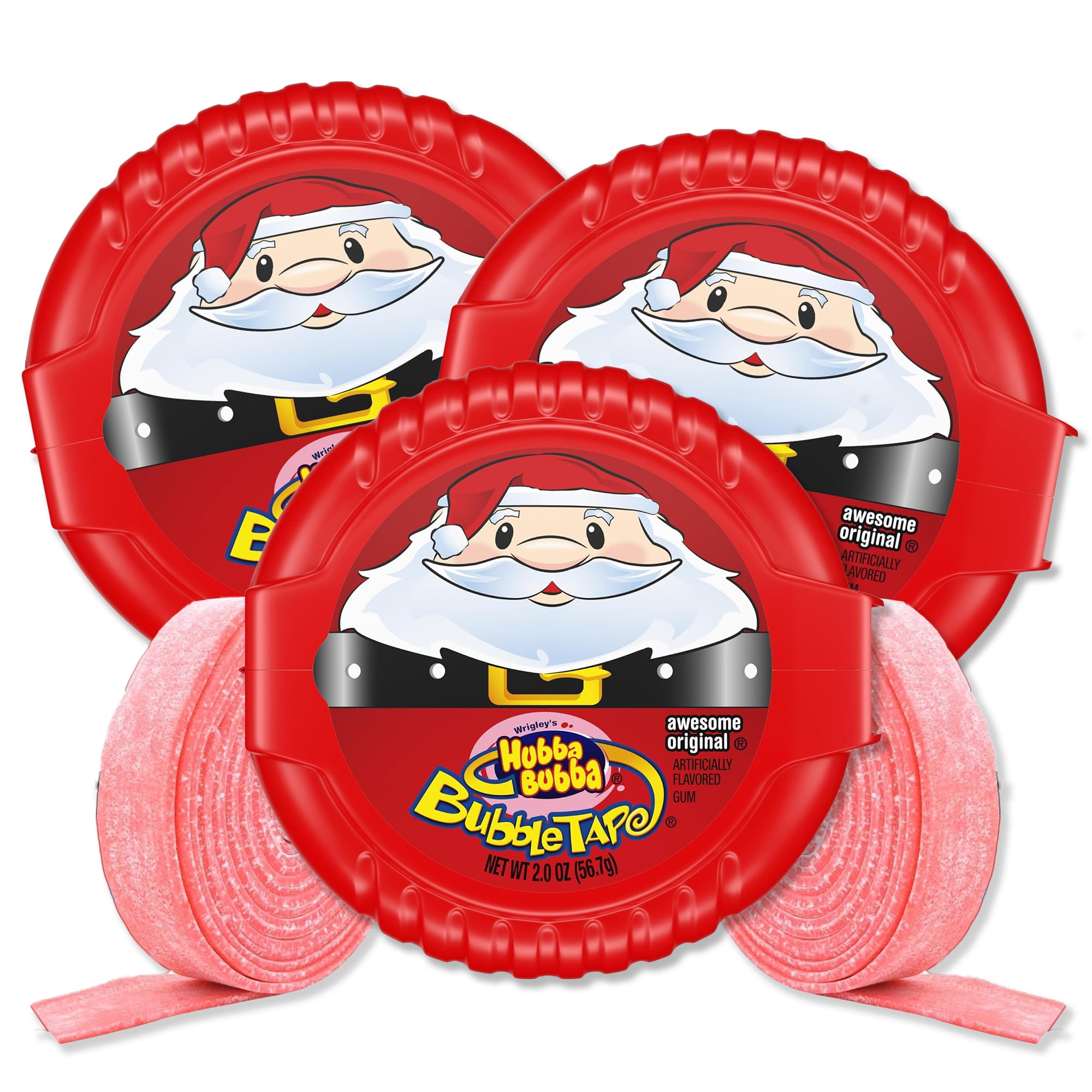 Hubba Bubba Christmas Santa Pack of 3 - Walmart.com