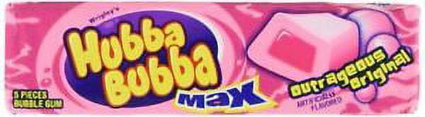 Hubba Bubba Max Outrageous Original Gum, 18 Count - Walmart.com