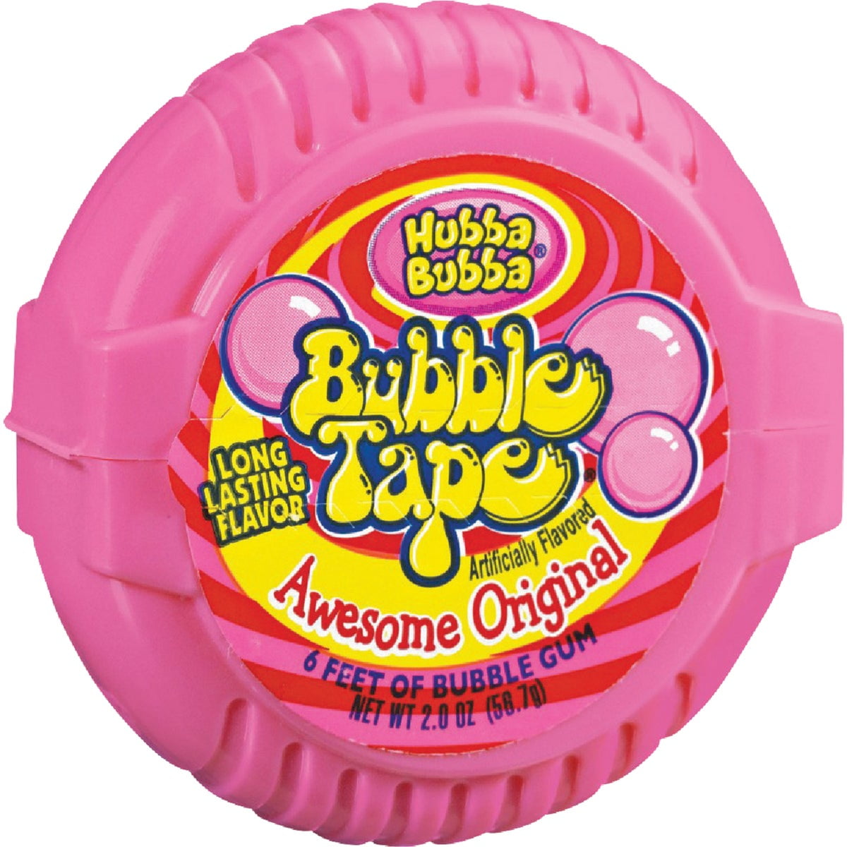 Hubba Bubba Original Bubble 2 Oz. Chewing Gum Tape 122535 Pack of 144 ...