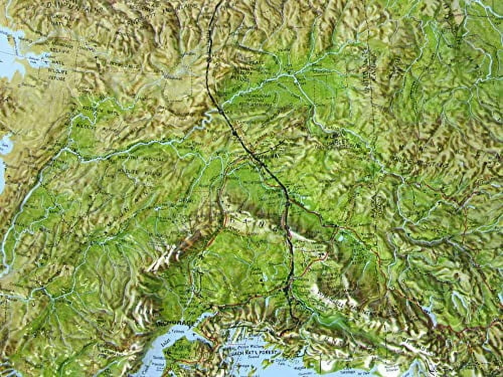 Hubbard Scientific 3D Alaska Map | A True Raised Relief Map - You Can ...