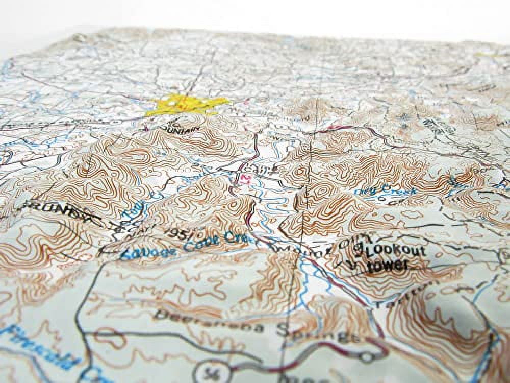 Hubbard Scientific 3D Chattanooga, TN Regional Map | A True Raised ...