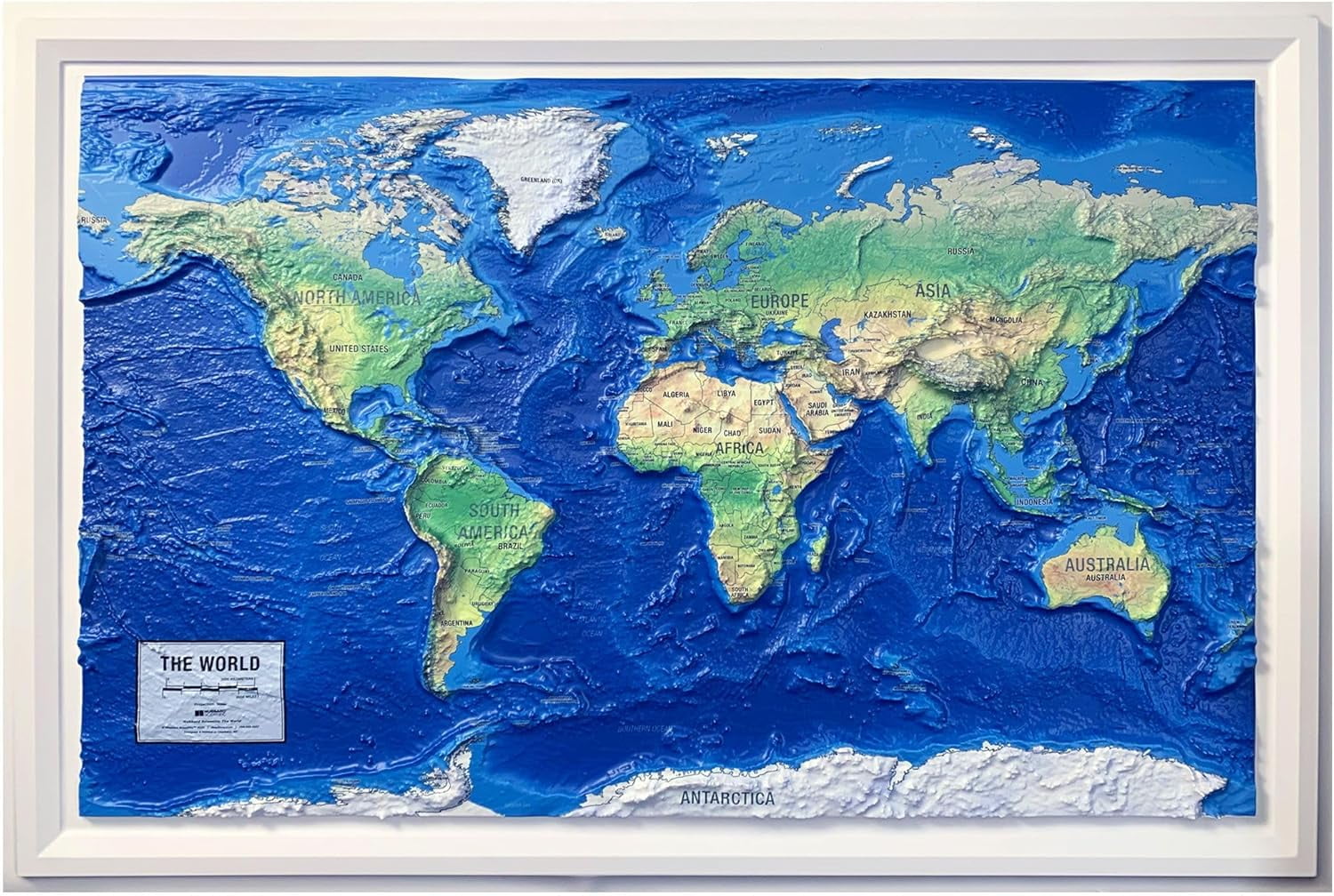 Hubbard Scientific 3D World Ranger Map | A True Raised Relief Map - You ...