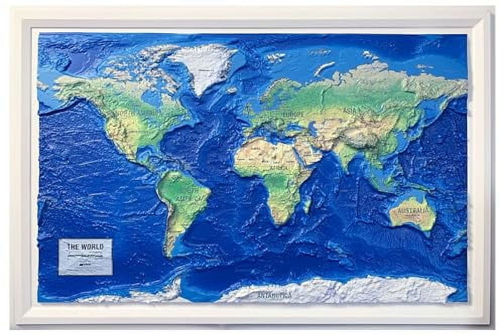 Hubbard Scientific 3D World Ranger Map | A True Raised Relief Map - You ...