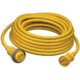 Hubbell 30A 125V 25' Vinyl Jacketed Pre Wired Shore Power Cable Set ...