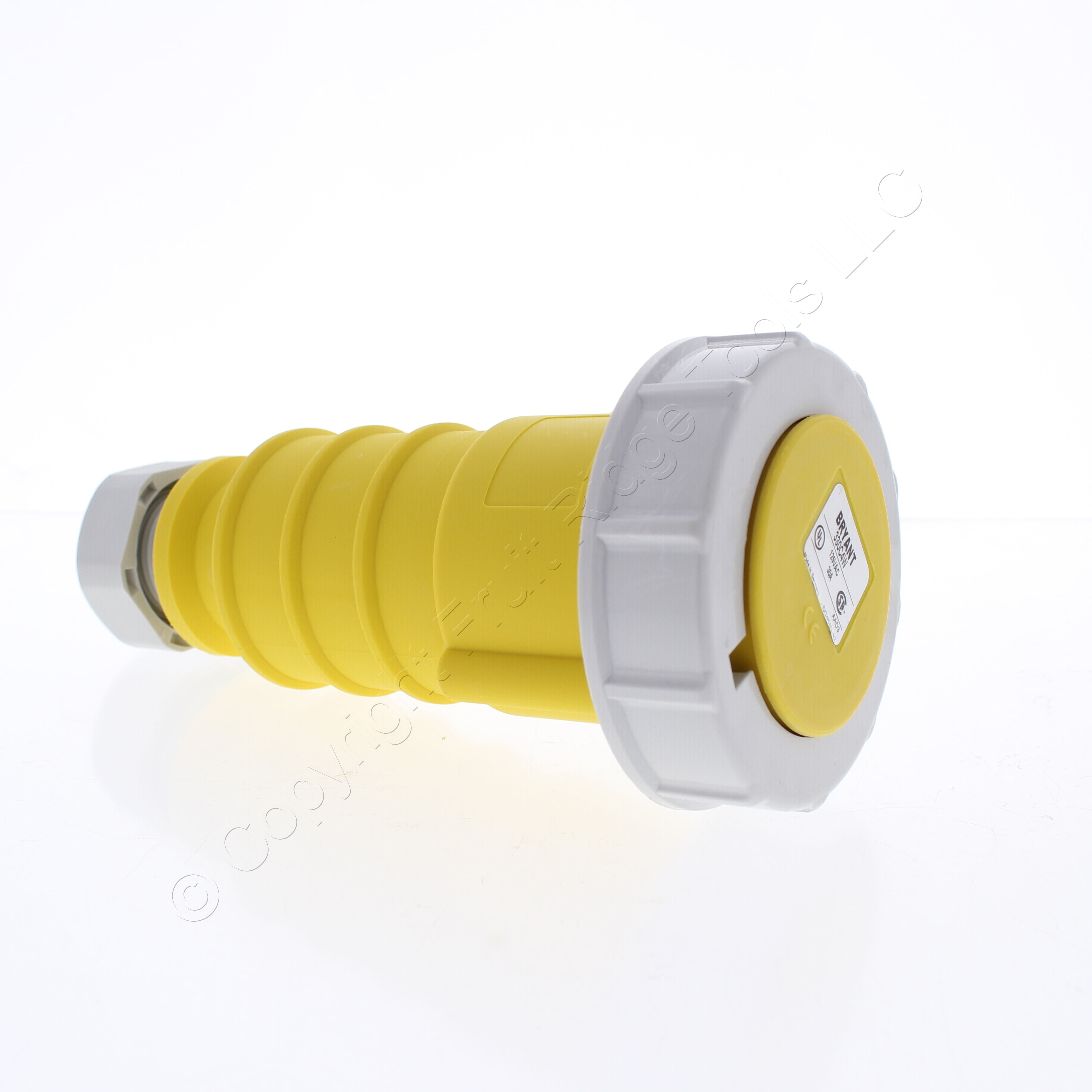 Hubbell 330C4W Watertight IEC Pin & Sleeve Connector Female Plug 30A ...