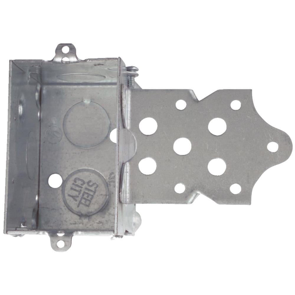 Hubbell Gangable Electrical Box - Steel, Silver - 3x2x2-1/2, Pack Of 1 ...
