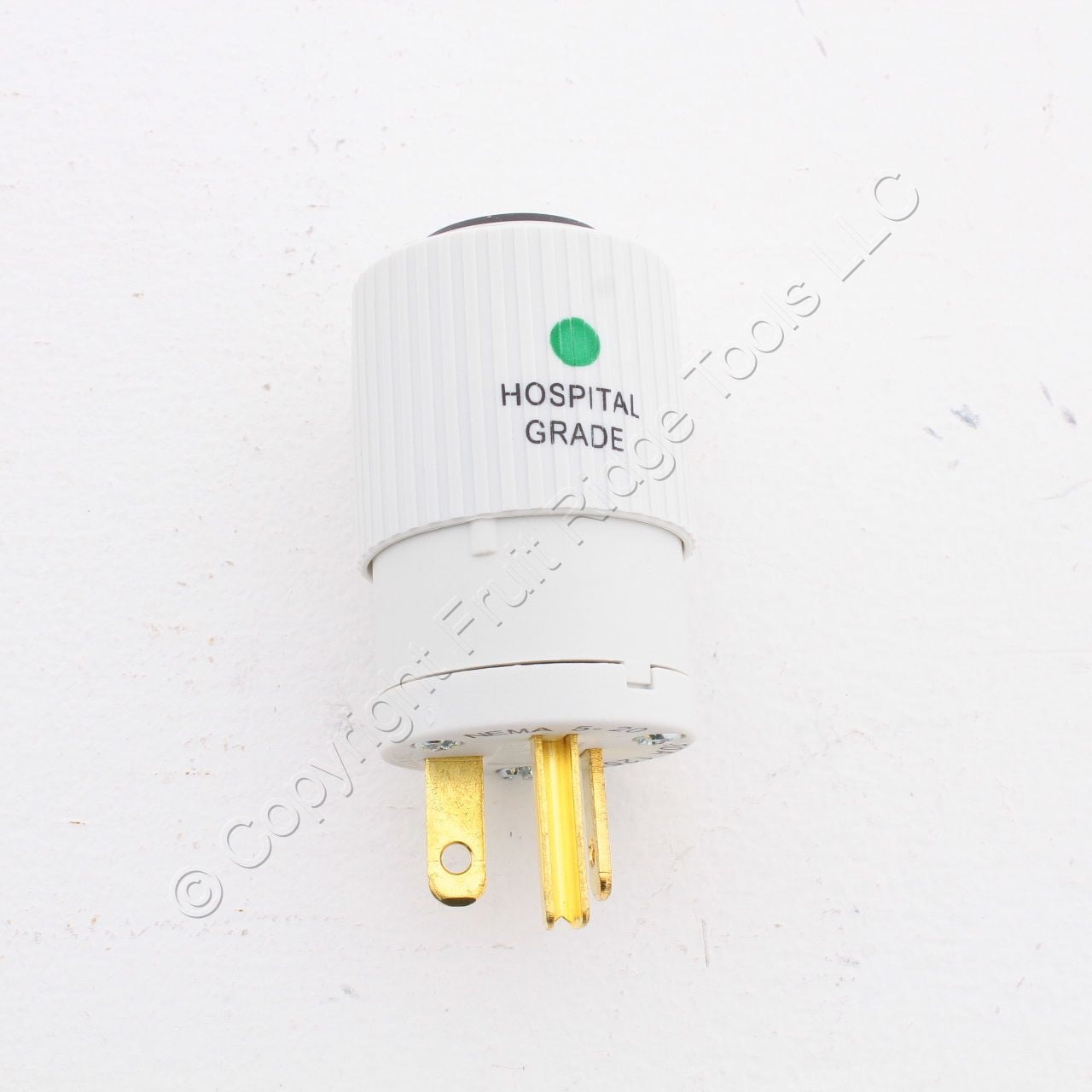 Hubbell 520HSP Hospital Grade Straight Blade Plug 2P3W NEMA 5-20R 20A ...
