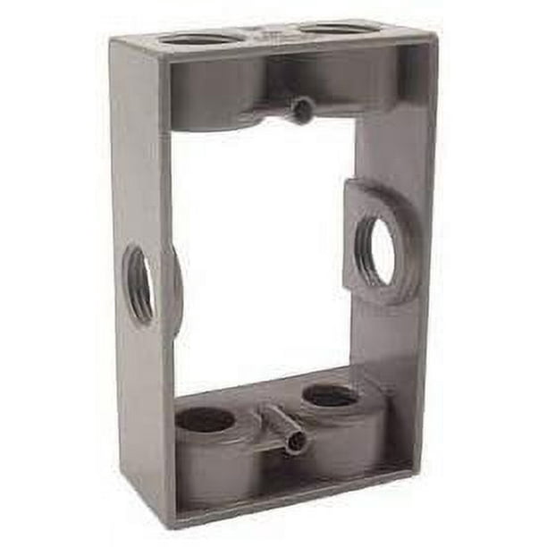 Hubbell 5400-0 Single Gang Weatherproof Extension Adapter 6-1/2 ...