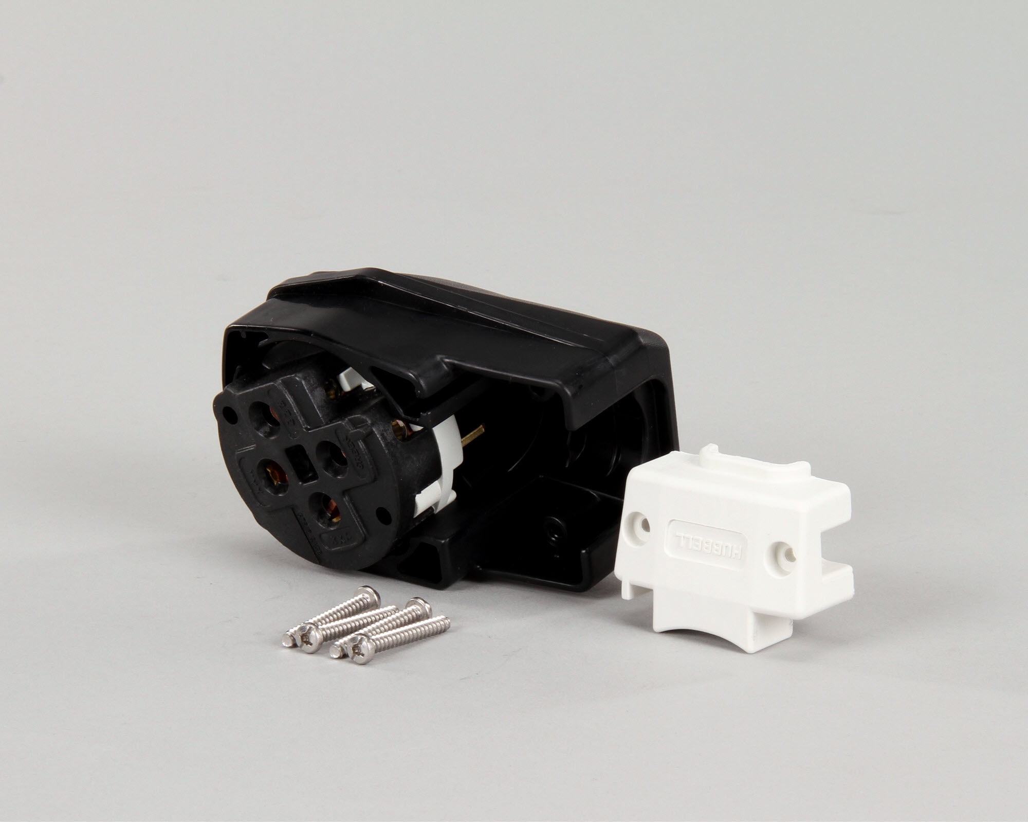 Hubbell Lighting 4-Prong 50A 250V Plug Angled 8452C - Genuine OEM ...
