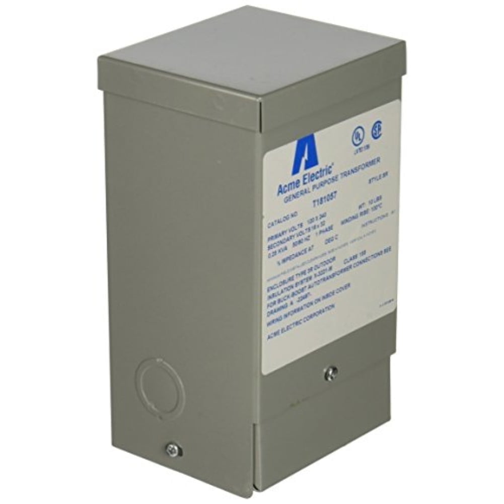 Acme Electric Transformer,120/240VAC,16/32VAC,250VA T181057 - Walmart.com