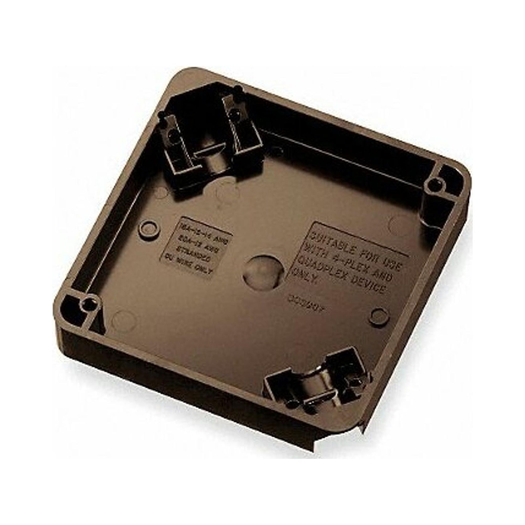 Hubbell Wiring Device-Kellems Adapter Box,Brown,4 in Square Box HBL4PB ...