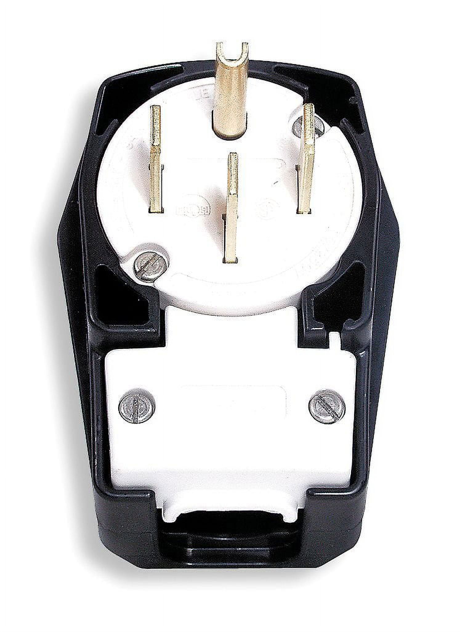 Hubbell Wiring Device-Kellems Agl Strt Blade Plug,Blk,50 A,Stnd,14-50P ...