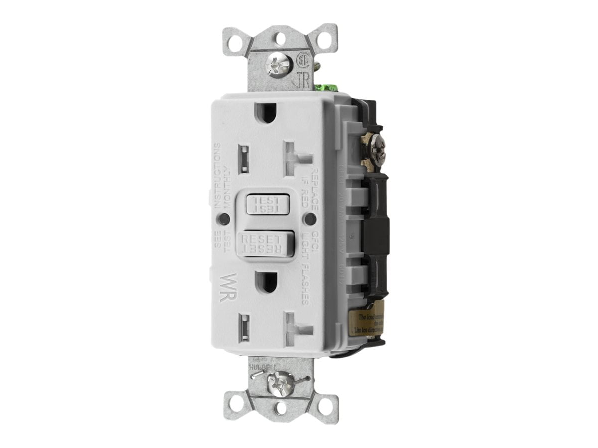 Hubbell Autoguard Tamper-Resistant & Weather Resistant GFCI Electrical ...