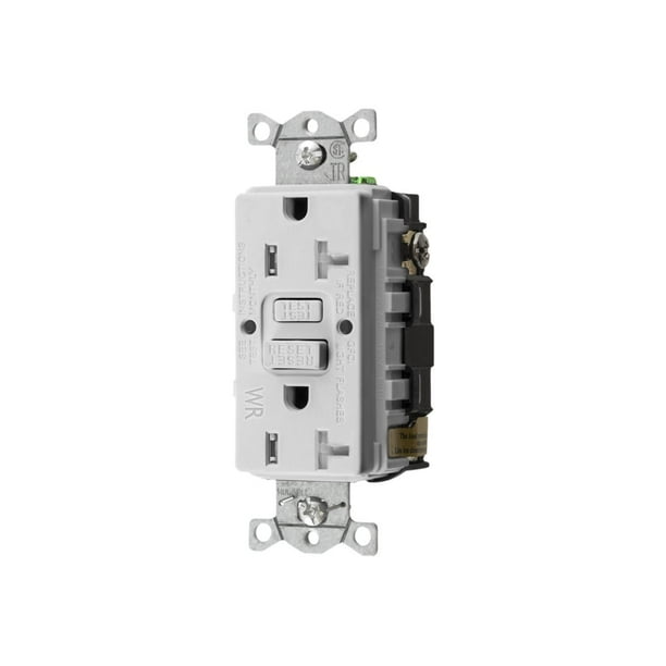 Hubbell Autoguard Tamper-Resistant & Weather Resistant GFCI Electrical ...