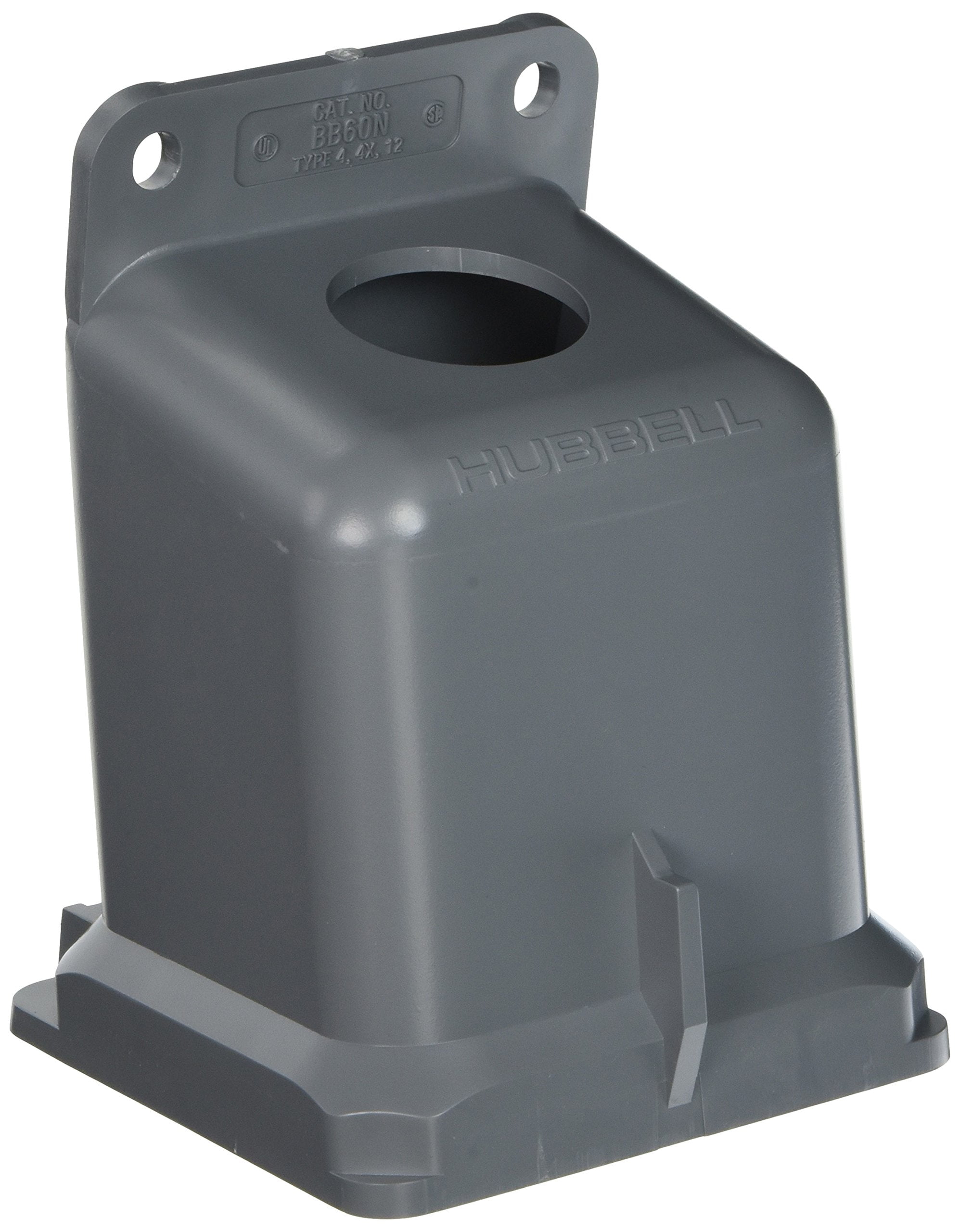 Hubbell BB60N Pin and Sleeve Products, IEC, Angular Box, 100A, 1 1/4 ...