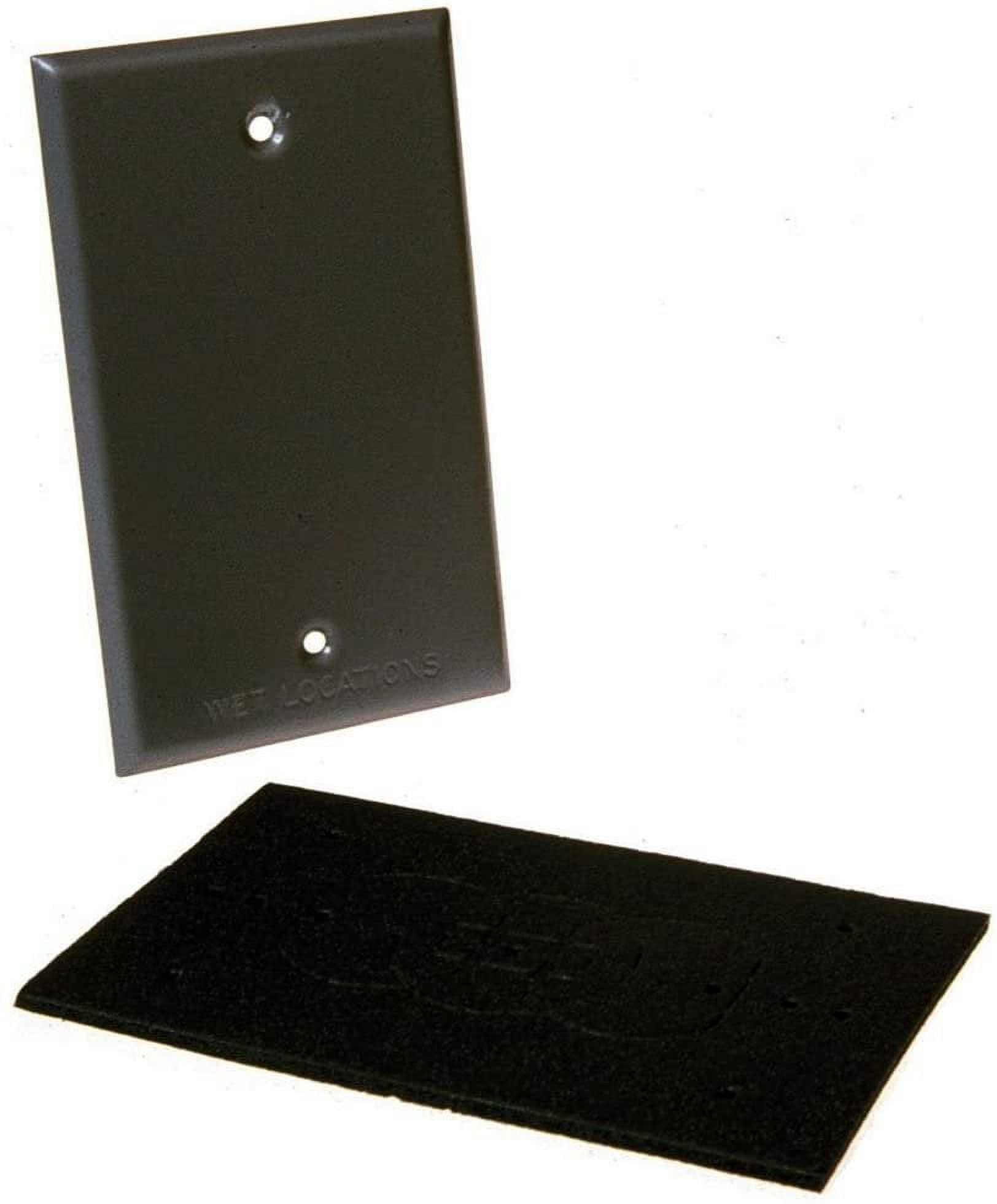 Hubbell-Bell 5173-0 Weatherproof Blank Single Gang Device Mount Cover ...