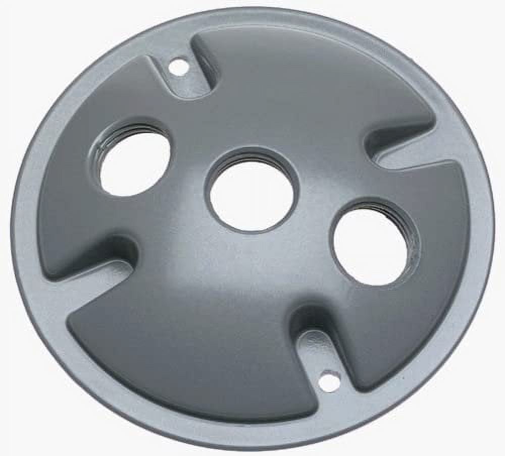 Hubbell Round Lampholder Cover 5197-5 - Gray Light Socket Cover - Gray ...