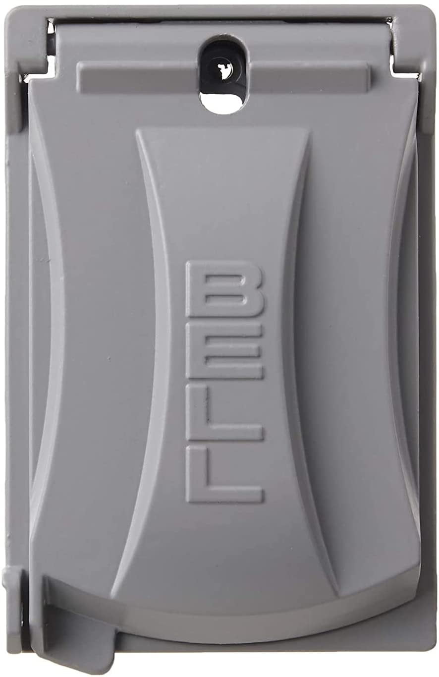 Hubbell Bell MX1050S Single-Gang Weatherproof Heavy Duty Universal Flip ...