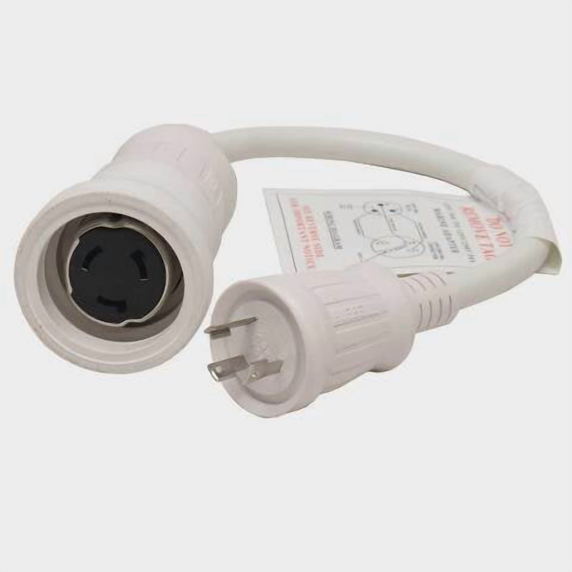 Hubbell Boat Shore Power Adapter HBL61CM35W | 125V to 125/250V 14In ...