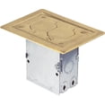 Hubbell Brass Floor Outlet Kit 71WDS - Rectangle Shape - Multicolor ...