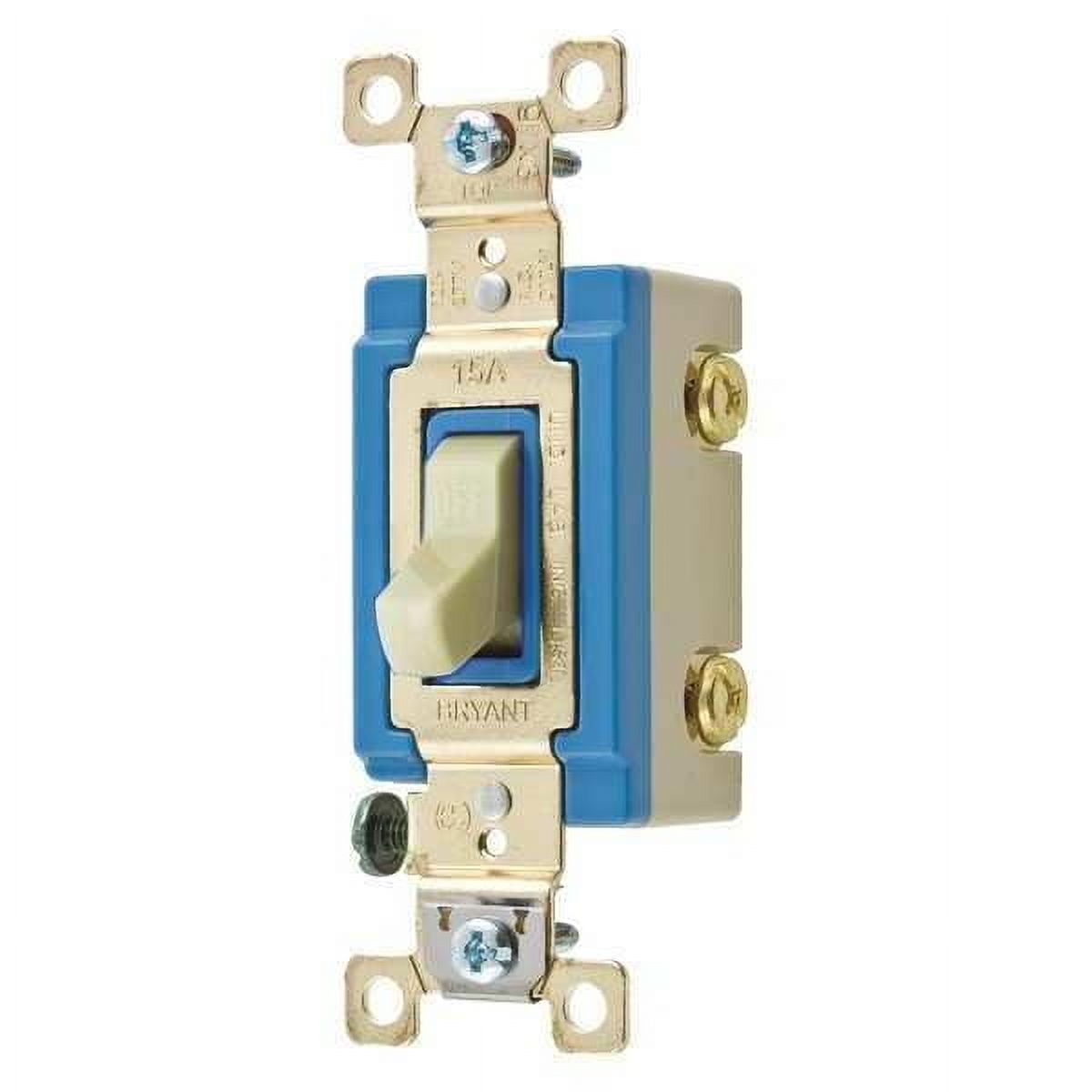 Hubbell Bryant 4802-I Industrial Grade Toggle Switch 120/277V Double ...