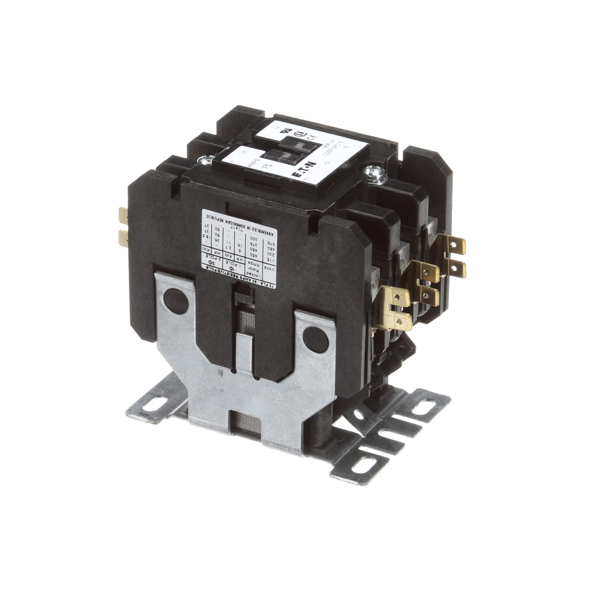 Hubbell C25FNF375B 90 Amp Contactor, Resistive 75 - Walmart.com
