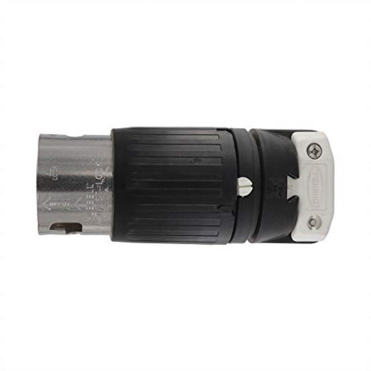 Hubbell 50 Amp Twist-Lock Industrial Male Plug, 125/250V, 3 Pole, 4 ...