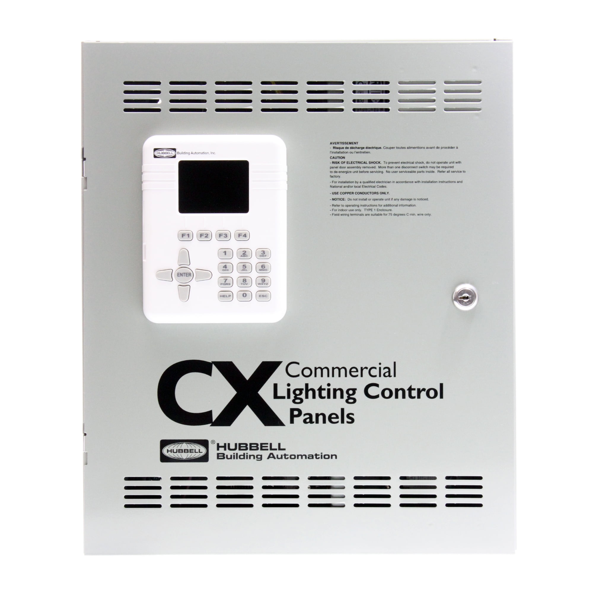 Hubbell CX082S082NM CX Commercial Lighting Control Panel, 8-Relay, 20A ...
