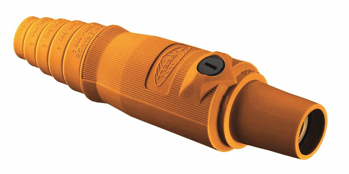 Hubbell Connector,3R, 4X, 12,Single Pin,Ornge HBL300FO - Walmart.com