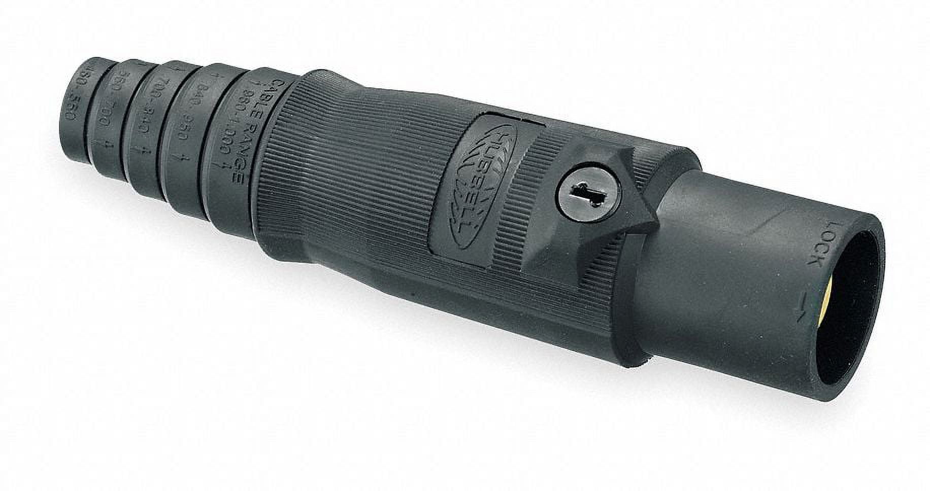 Hubbell Connector,Black,400 A,Male HBL400MBK - Walmart.com