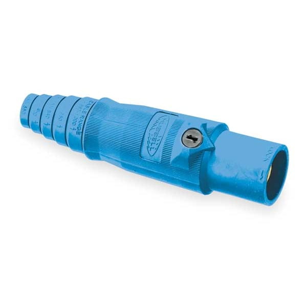 Hubbell Wiring Device-Kellems Connector,Blue,400 A,Male HBL400MBL ...