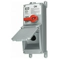 Hubbell Wiring Device-Kellems Disconnect Switch Enclosure600V AC, Gray ...