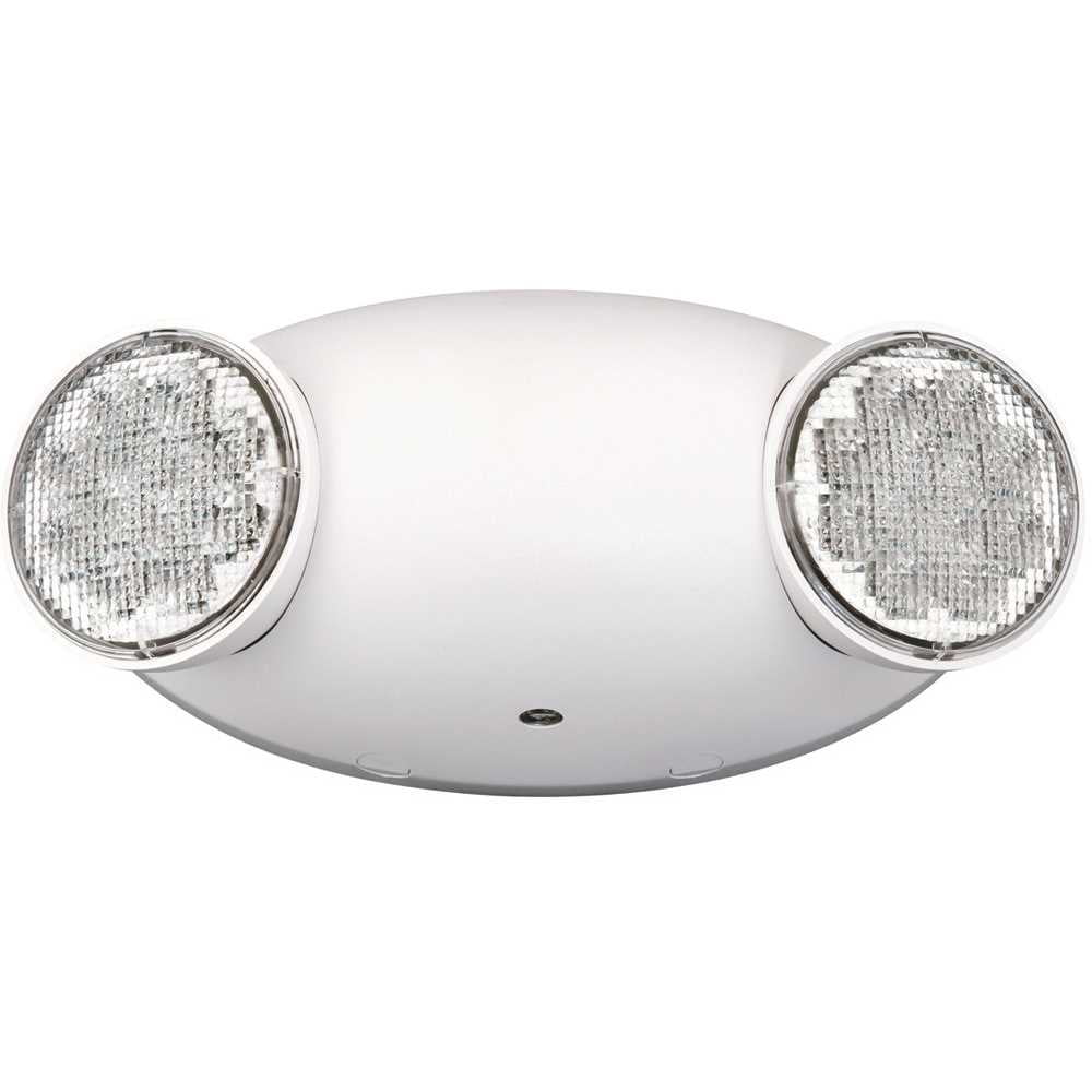 Hubbell-Dual-Lite CU2 Emergency Light, LED Dual Adjustable Head ...