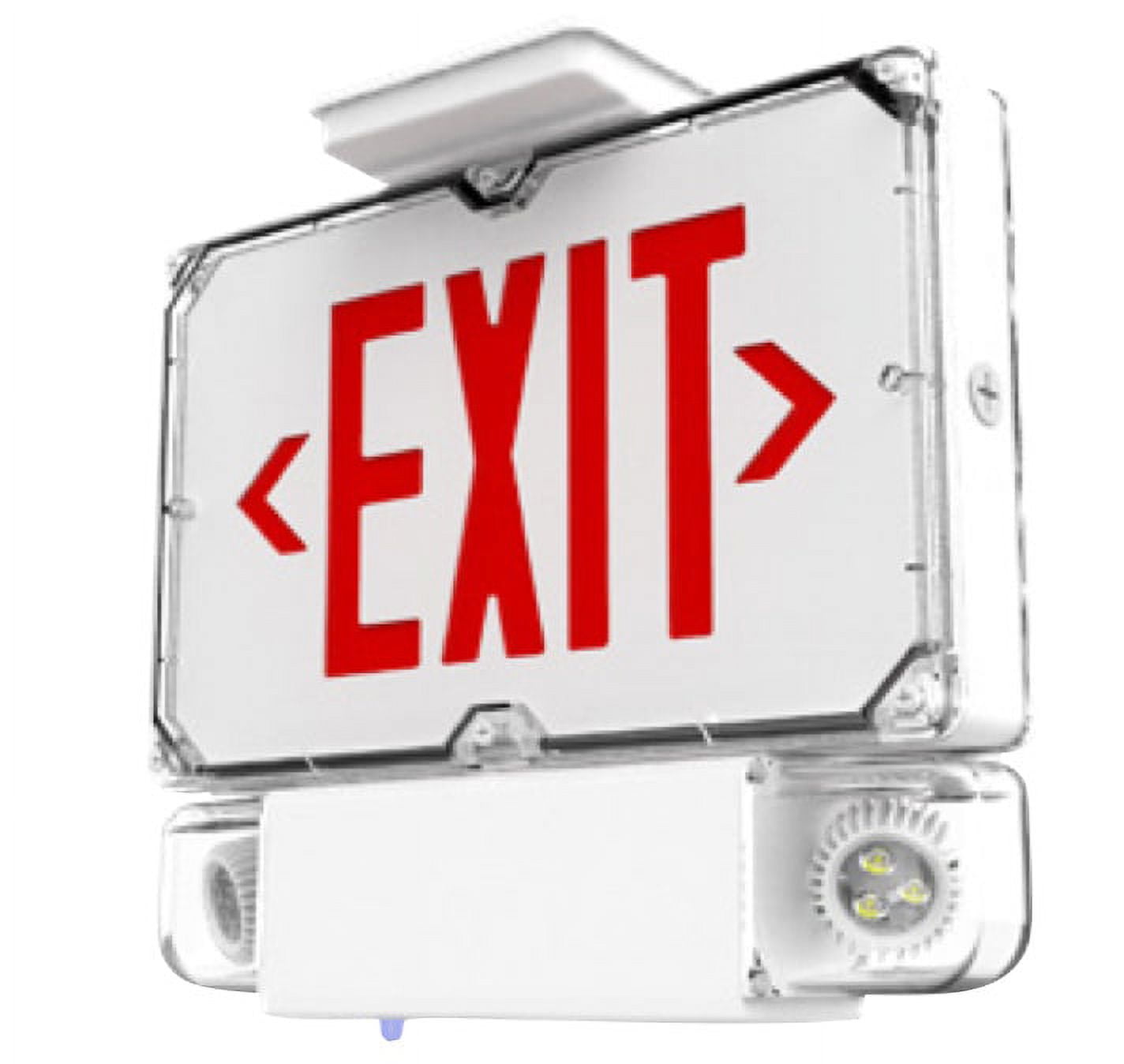 Hubbell Dual Lite DYNC series Emergency Exit Sign DYNCDRW6, Combination Exit and Emergency Light ...