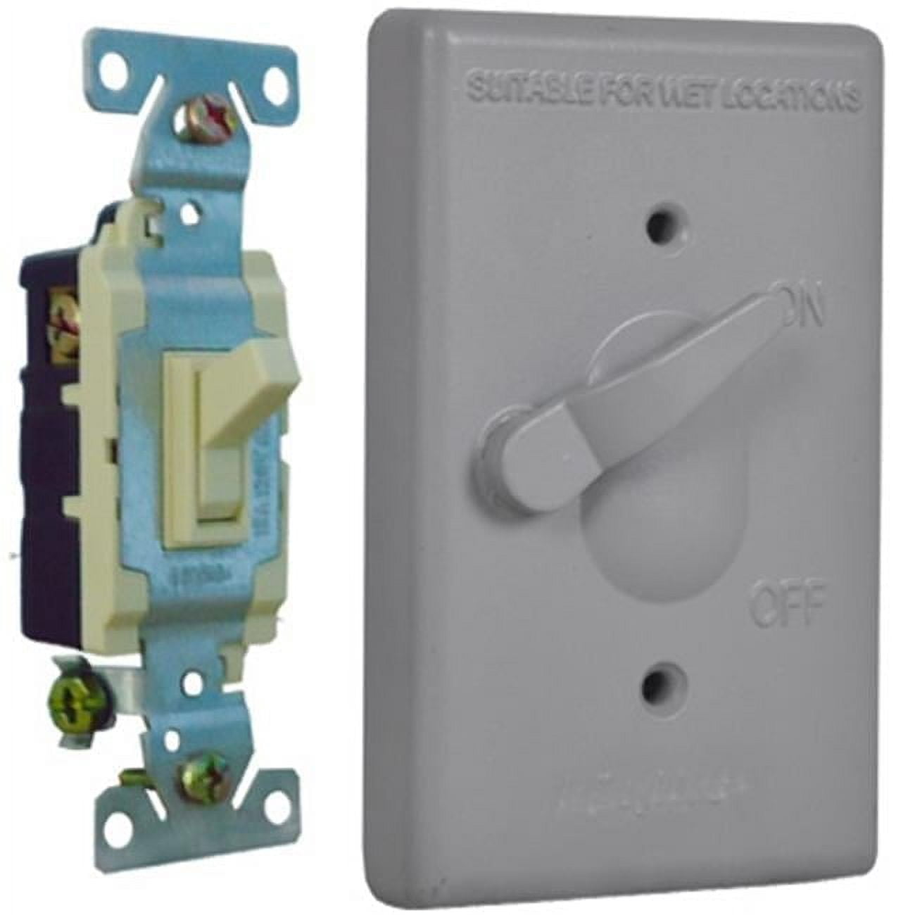Hubbell Electrical Products ME GRY 1G Switch Cover 20 Pack - Walmart.com
