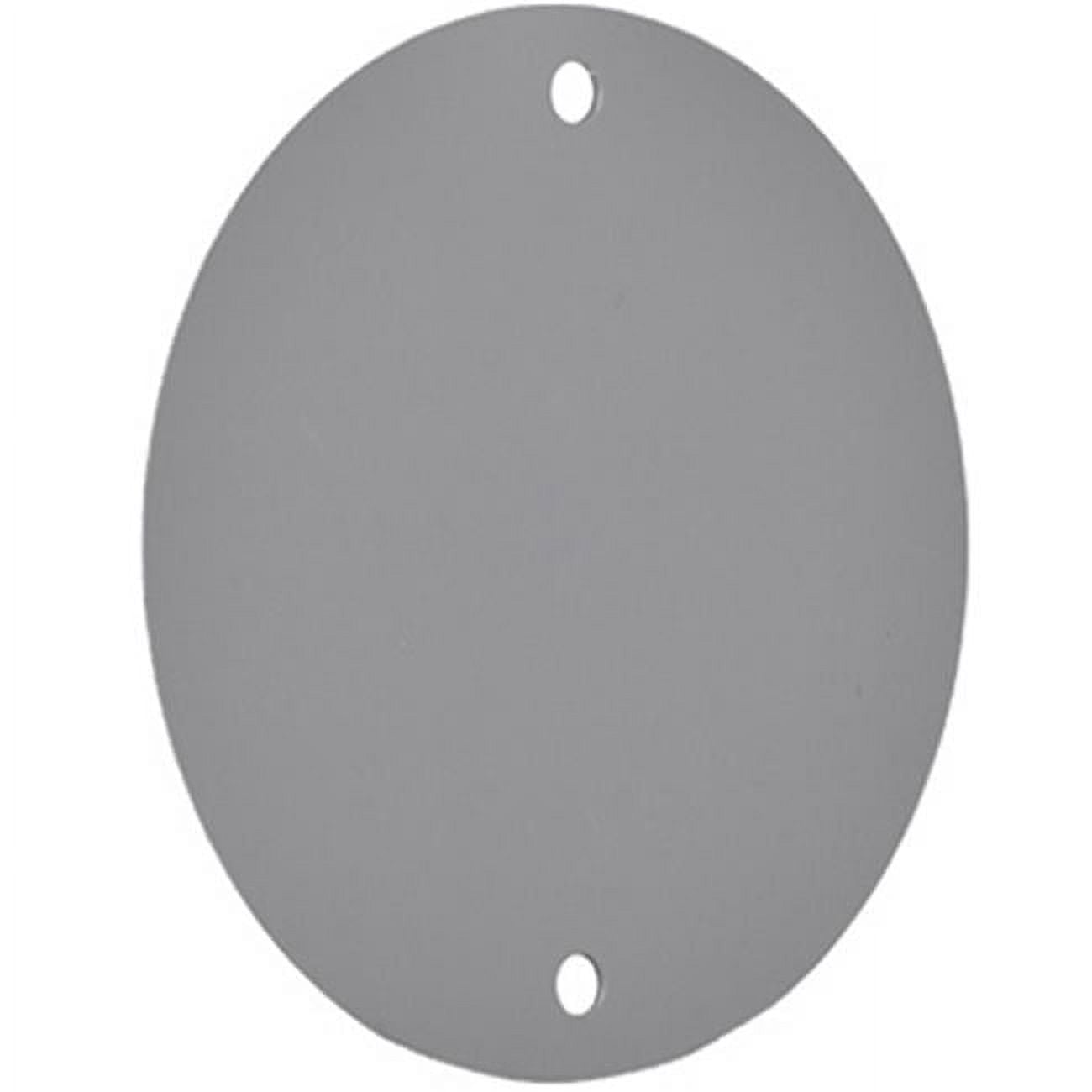 Hubbell Electrical RBC-4 Round Blank Cover- Gray - Walmart.com
