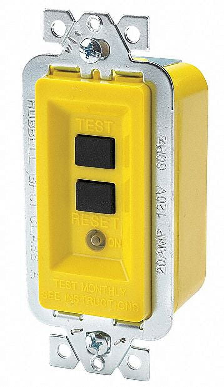 Hubbell GFCI Module,Yellow,PBT,Back GFMST20 - Walmart.com