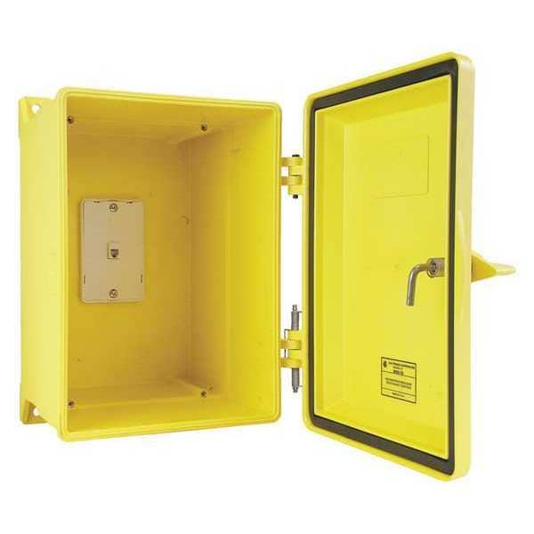 Hubbell Gai-Tronics Weatherproof Phone Enclosure,Yellow 255-003YLSK ...