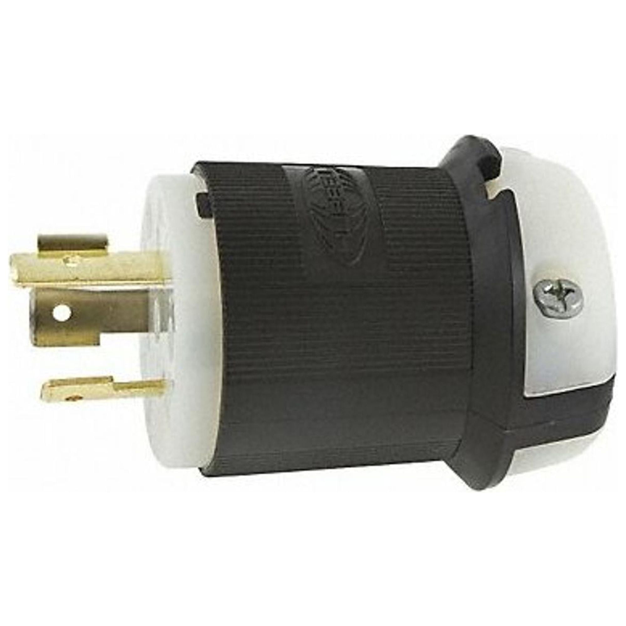 Hubbell HBL2331 Locking Plug, 20 amp, 277V, L7-20P, Black and White ...