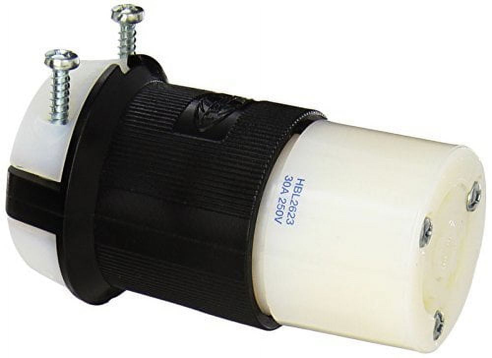 Hubbell HBL2623 Electrical Locking Connector, 30 amp, 250V, L6-30R ...