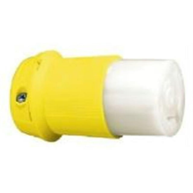 Hubbell HBL26CM13 Yellow 30A 125V Twist Lock Connector Body - Walmart.com