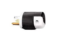 Straight Blade Plug, 5-15P, 15 A, 125V AC, 2 Pole, Screw Terminals ...