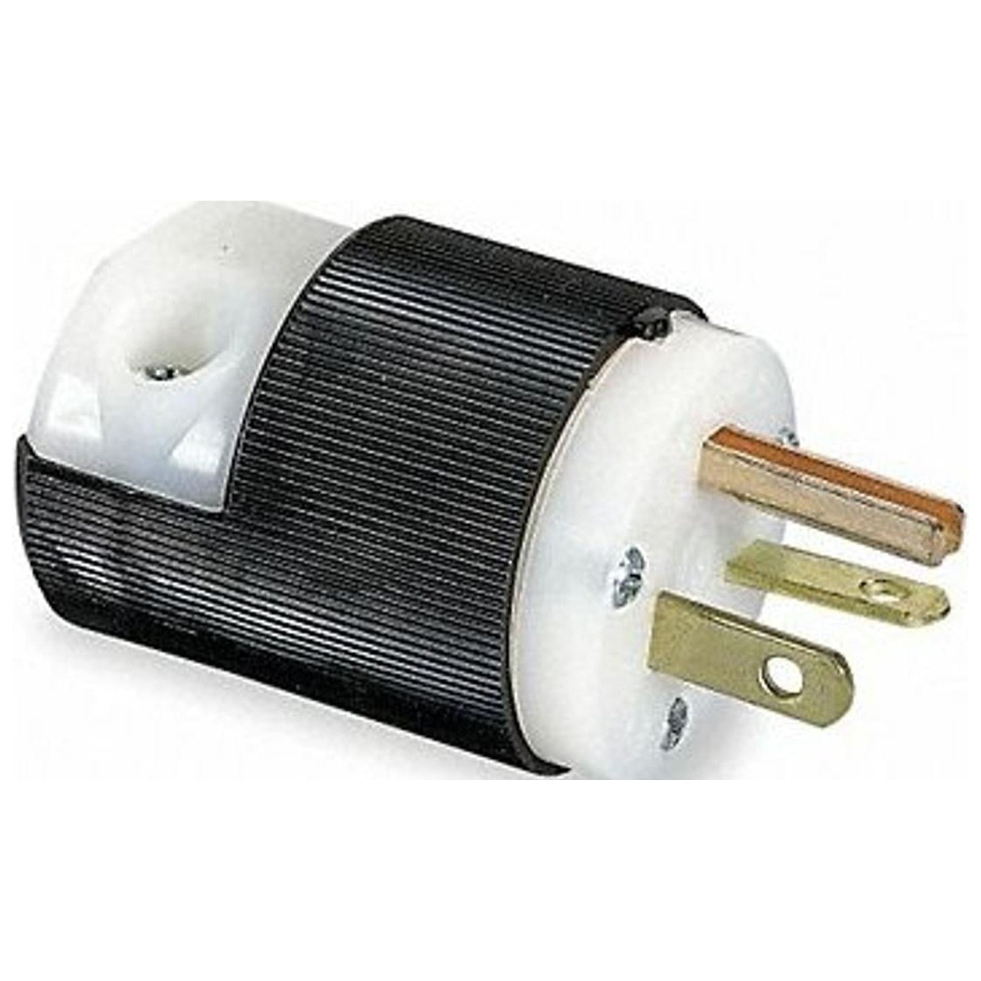 Hubbell HBL5466C Plug, 20 amp, 250V, 6-20P, Black/White - Walmart.com