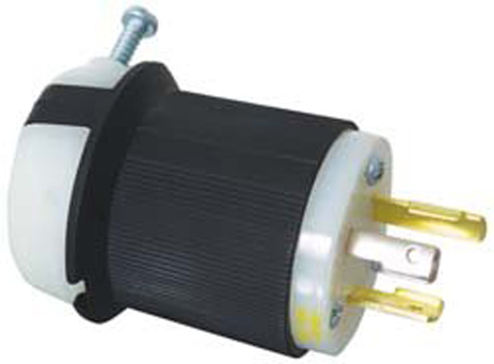 Hubbell LckPlg,Strt;20 A;Blk; White,Nylon,4Blds HBL7411C - Walmart.com