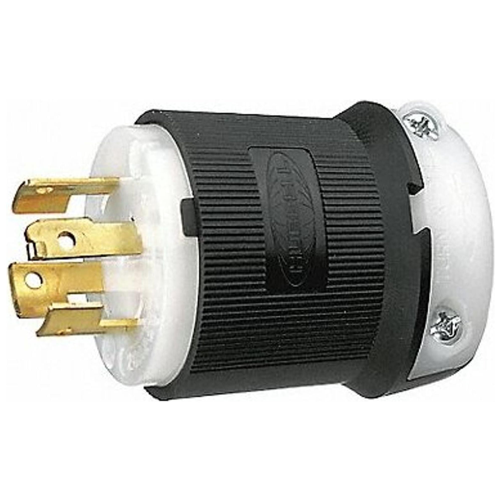 Hubbell HBL7411GCB Locking Plug, 3 Pole and 4 Wire, 20 amp, 3 Phase ...