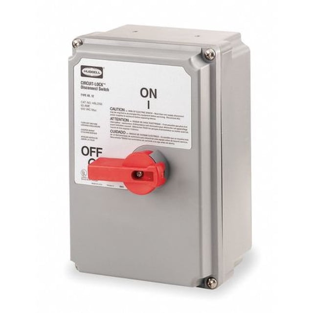 Hubbell HBLDS6AC Non-Fused Disconnect Switch - Walmart Business Supplies