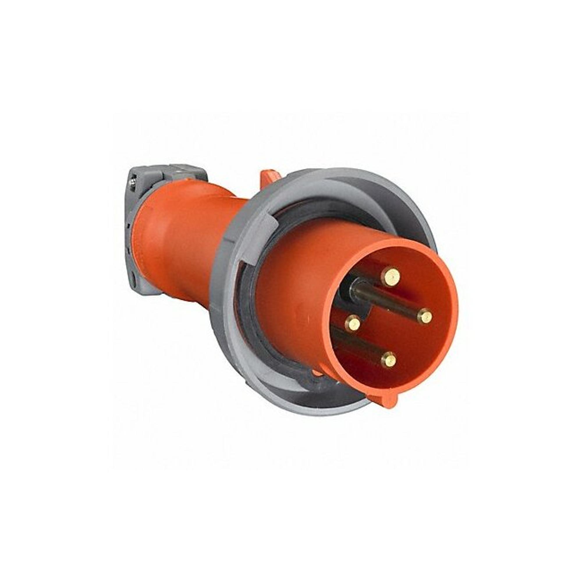 Hubbell Wiring Device-Kellems IEC Pin and Sleeve Plug,20 A,Orange,3Pl ...