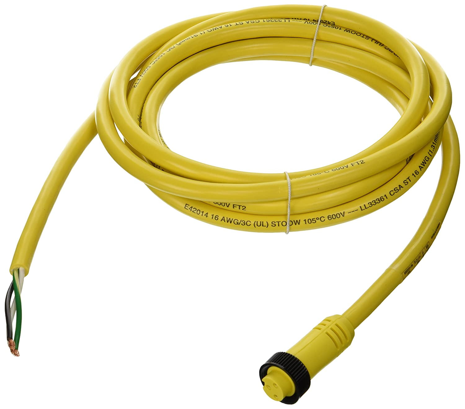 Hubbell Industrial CHW12 Controls Hardwire Cord Set, 12 Feet - Walmart.com